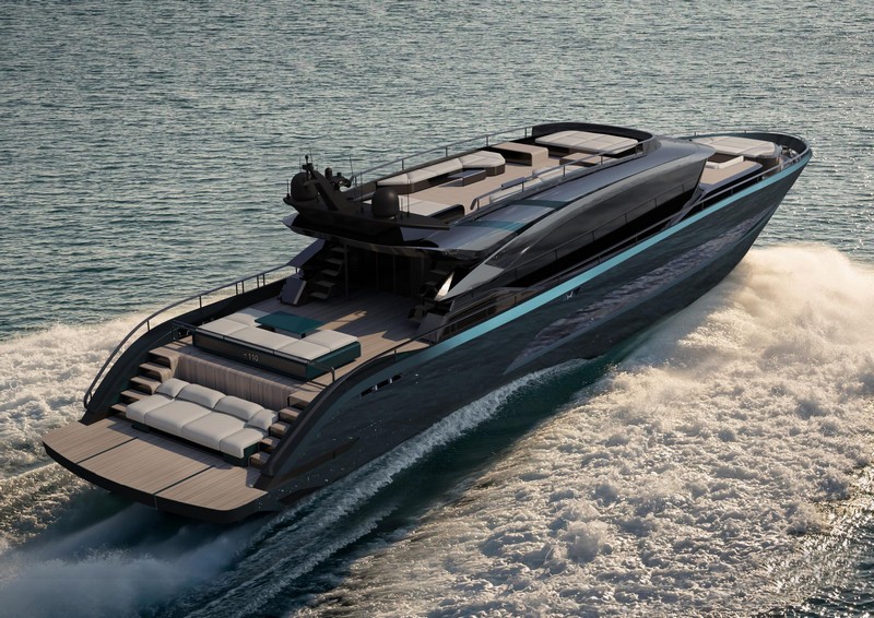 Купить скоростную яхту 34 метра Италия - Моторная яхта в продаже AB 110 Yacht