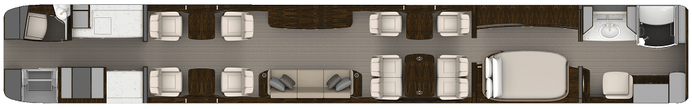 Gulfstream G700 продажа самолета. Бизнес джет Гольфстрим G700