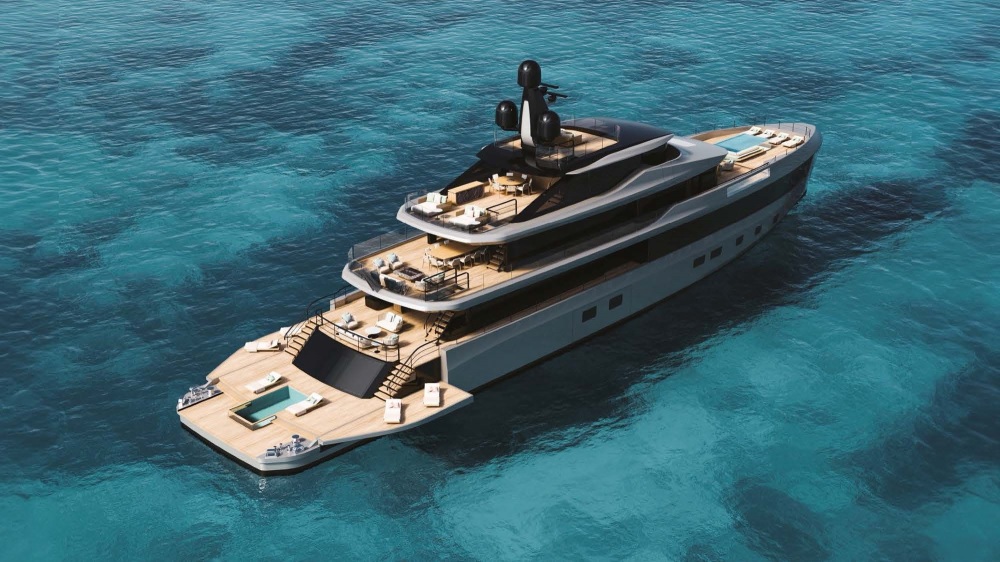 Мегаяхта Tankoa Apache - купить яхту 50 м дизайн Франческо Пашковски